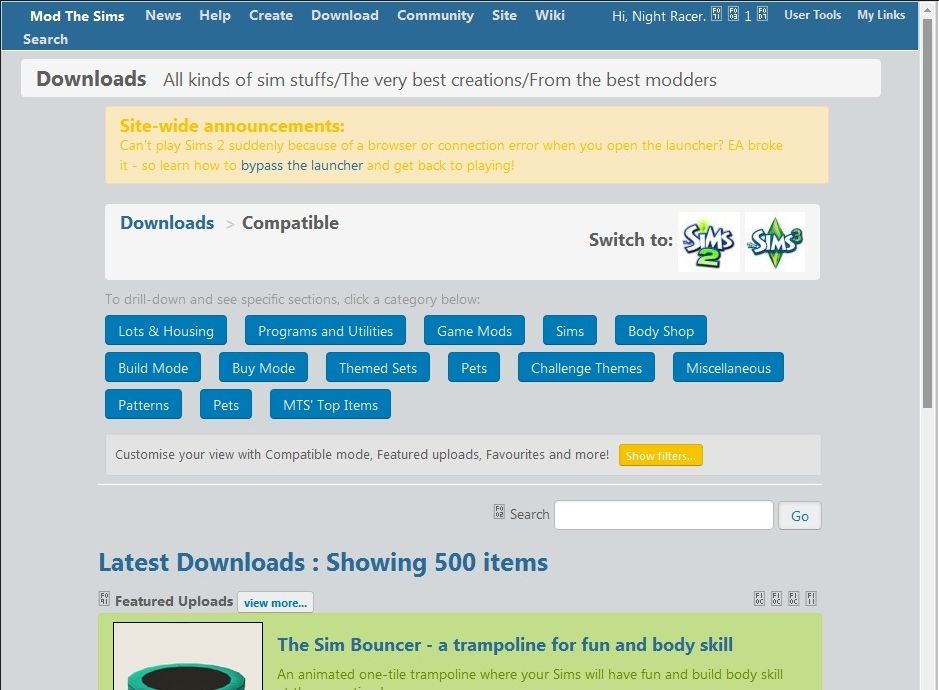 Mod The Sims - Suggestions - Colours + Bootstrap variables