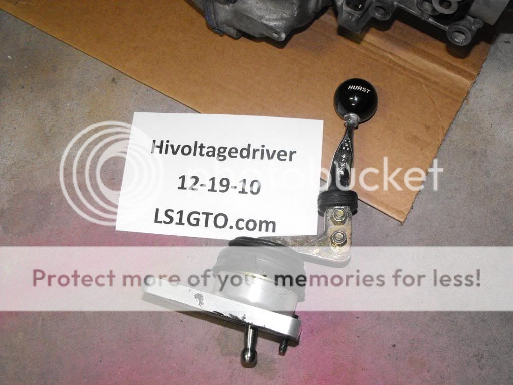 GMM Ripp shifter w/ SNL Hurst adapter | LS1GTO Forums