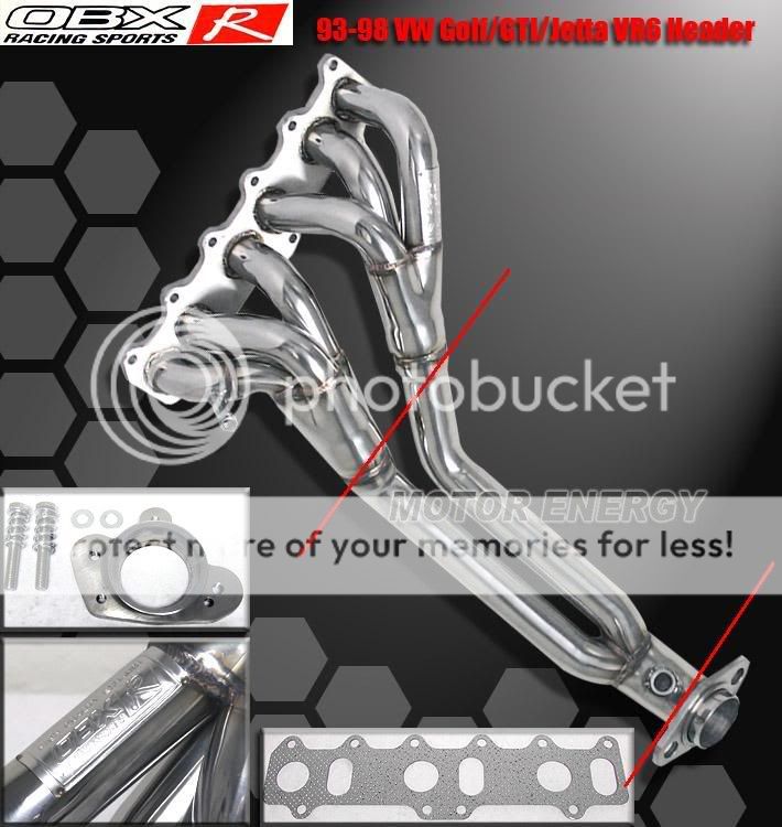 Headers have almost never made power for the 12v VR6 period. | VW ...