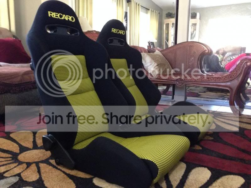 Florida - Rare Recaro black/yellow Tomcats | Acura RSX, ILX and Honda ...