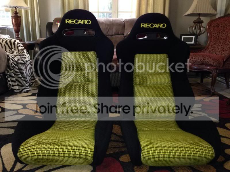 Florida - Rare Recaro black/yellow Tomcats | Acura RSX, ILX and Honda ...