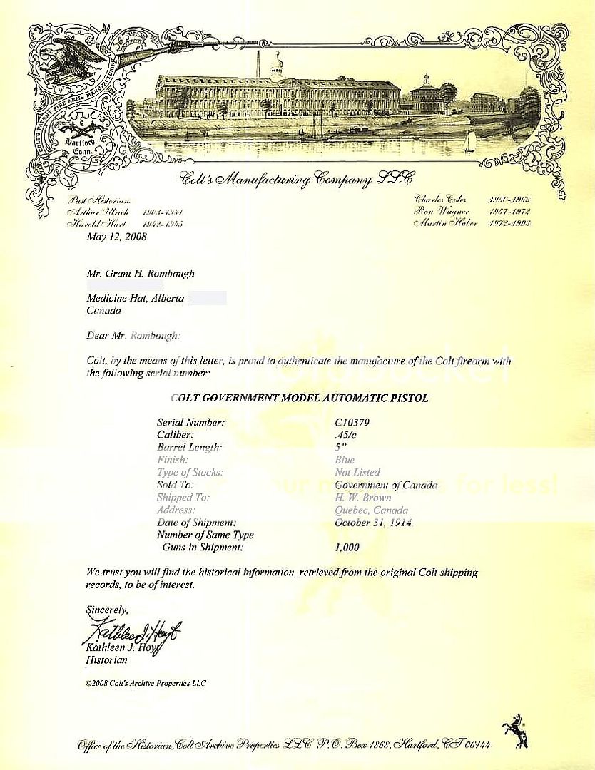 Researching a Colt (Archive Services)? | Canadian Gun Nutz